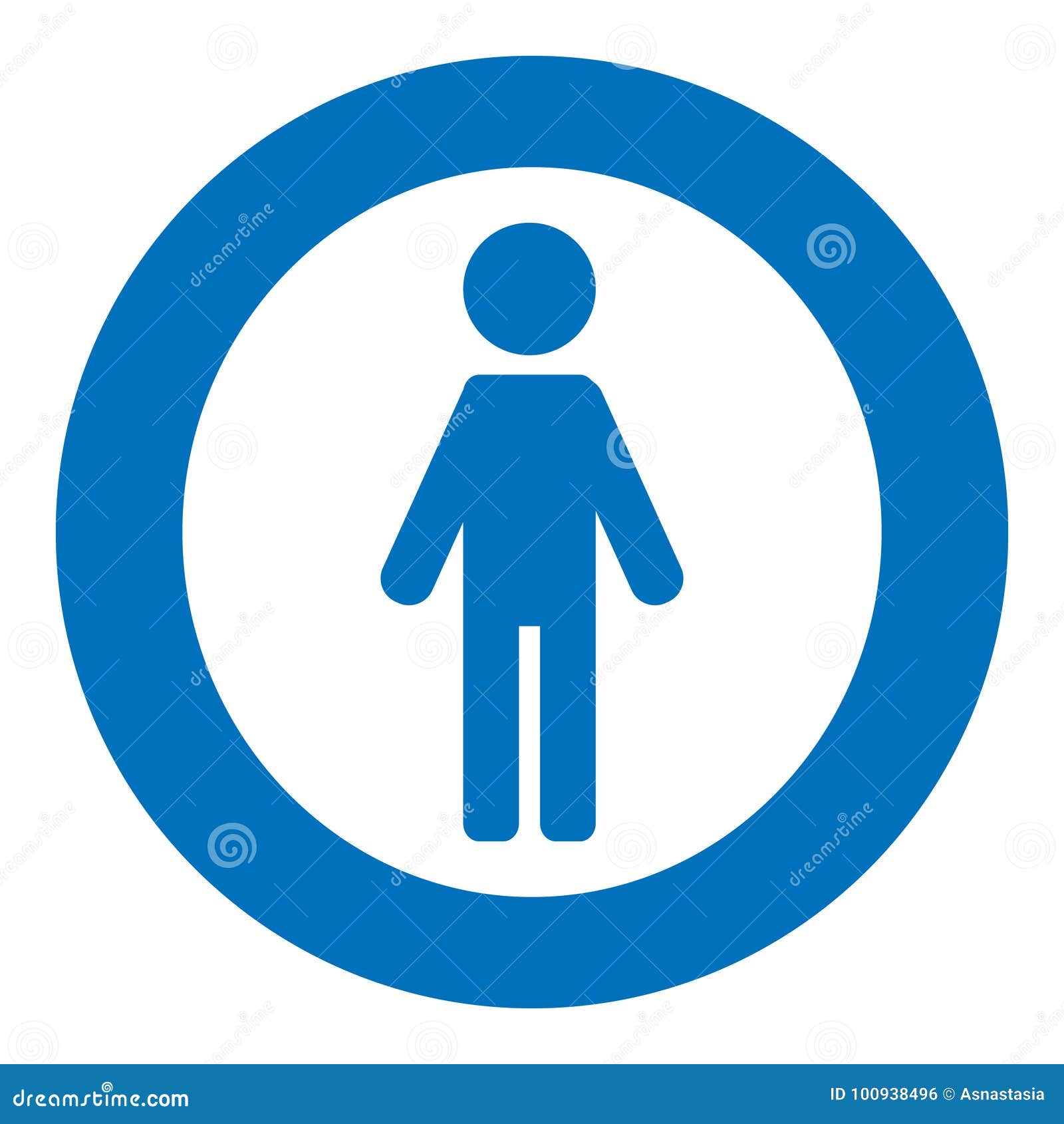 Símbolo Do ícone Do Gênero Ícone Masculino Do Homem Do Menino Símbolo