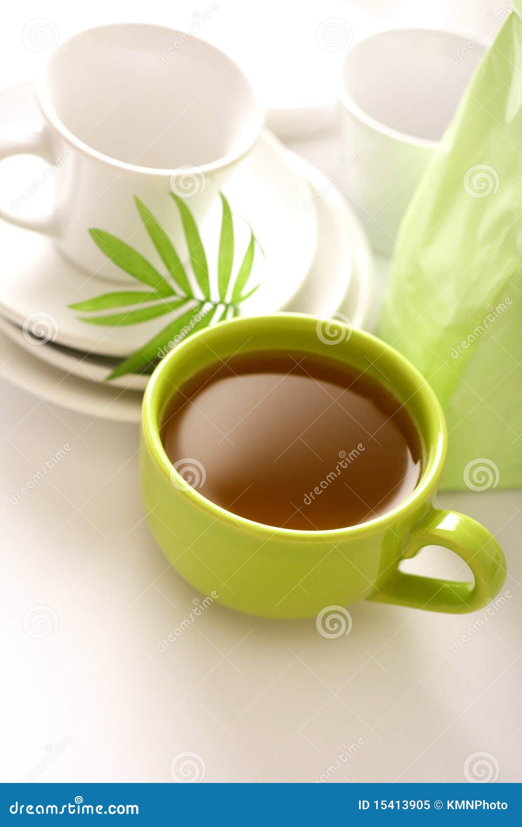 Tea imagen de archivo. Imagen de verde, taza, sano, herbario - 15413905