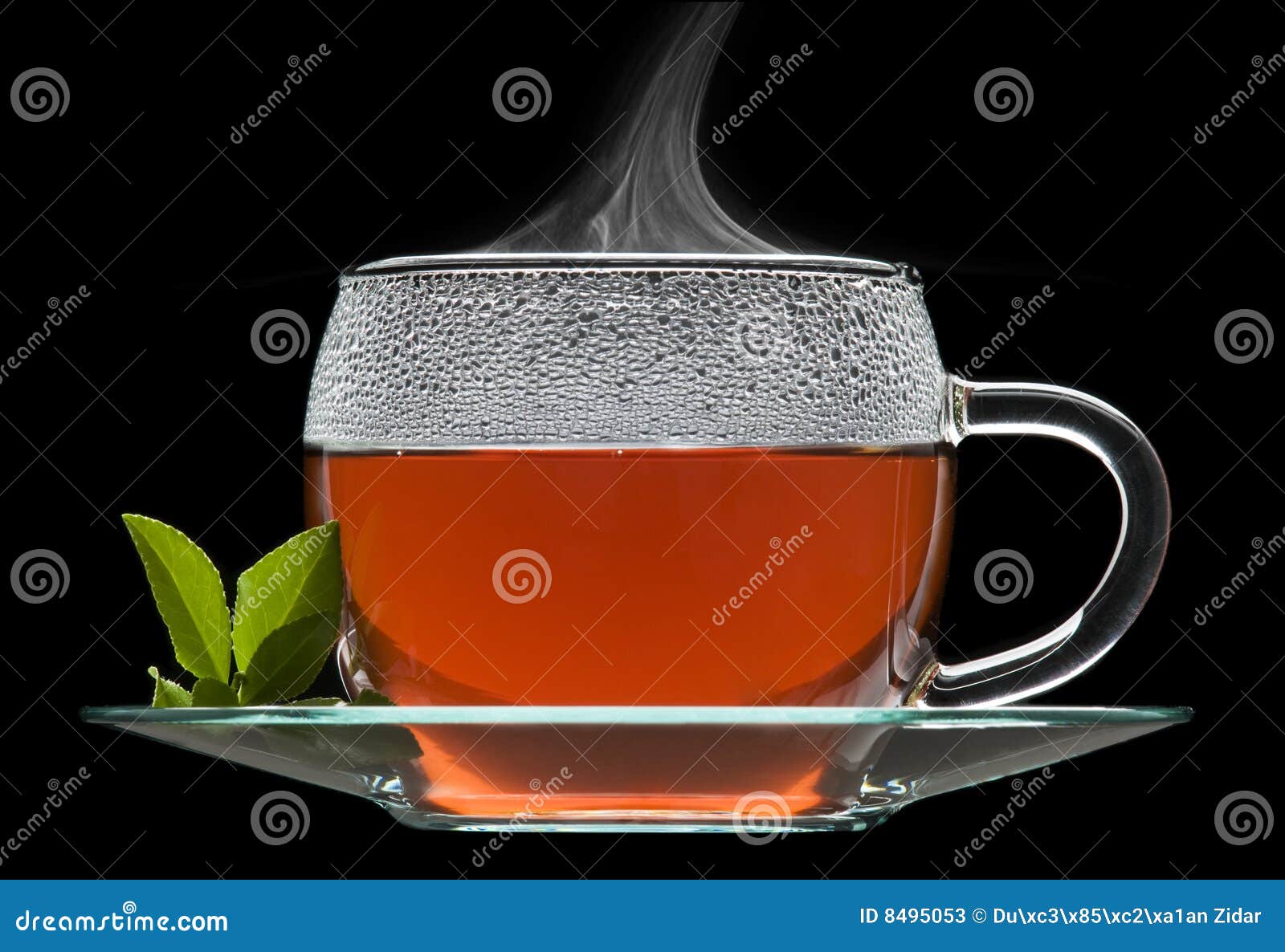 Tea imagen de archivo. Imagen de comercial, alimento, cristal - 8495053