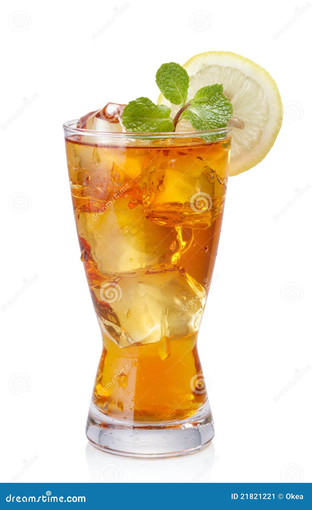 Té helado imagen de archivo. Imagen de agua, hielo, frescura - 21821221