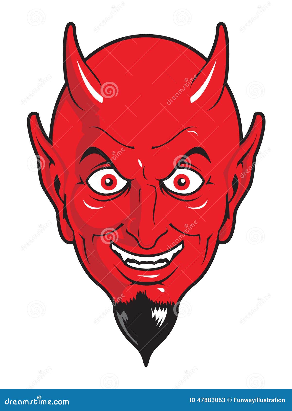 Tête De Diable Illustration de Vecteur - Image: 47883063