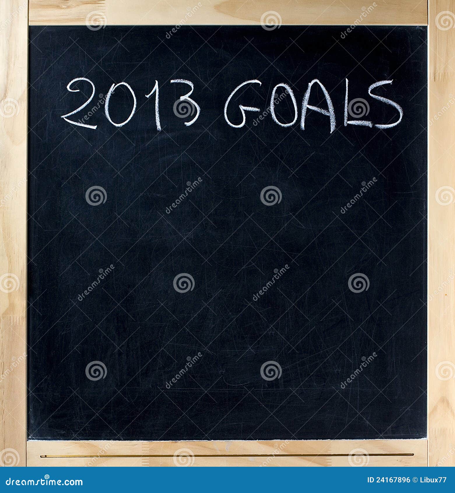 Título De 2013 Metas En La Pizarra Foto de archivo - Imagen de cartel ...