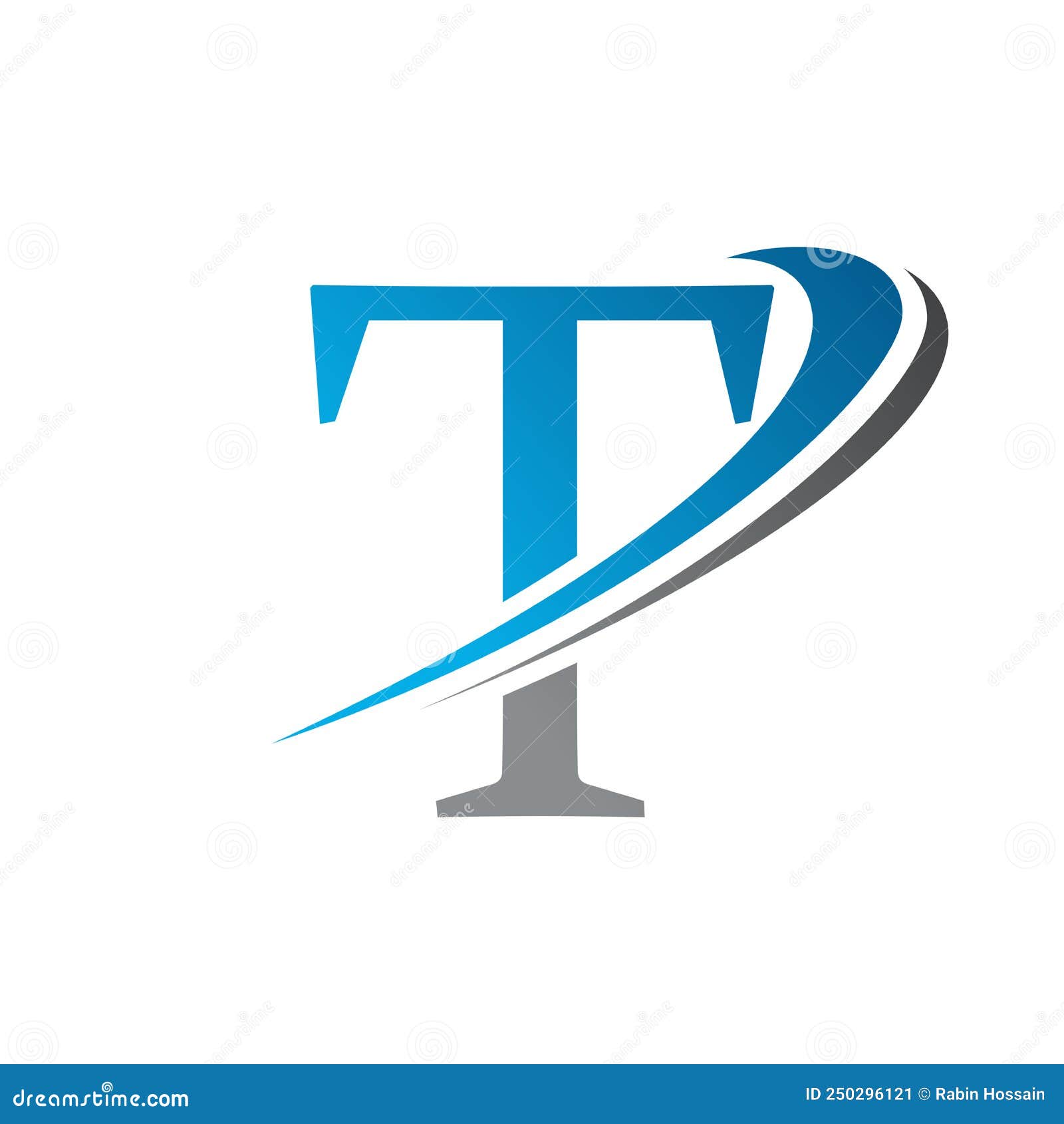 Abstract Letter T Logo Design . Stock Vector - Illustration of ...