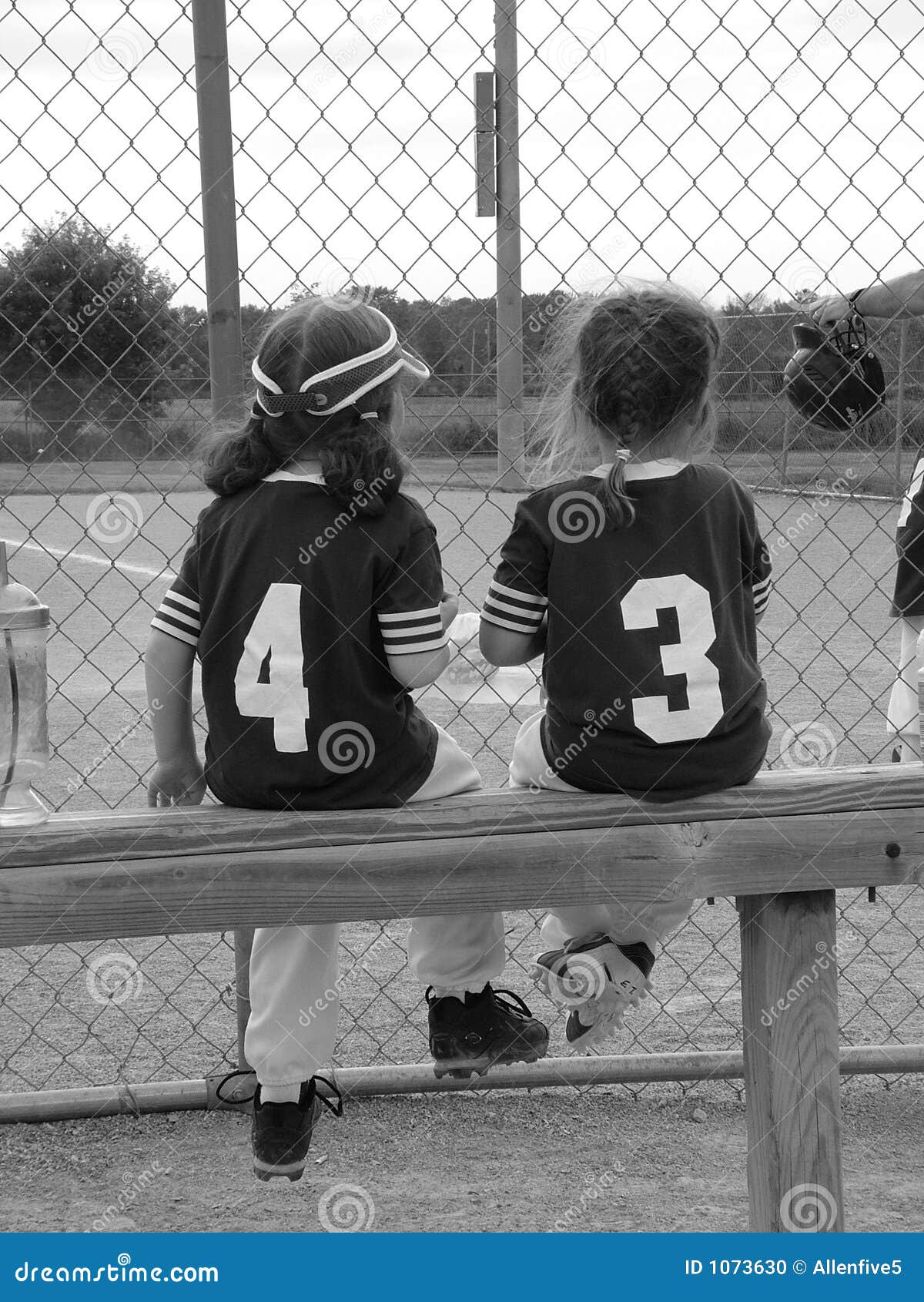 T-ball girls 2 stock photo. Image of friends, teeball - 1073630