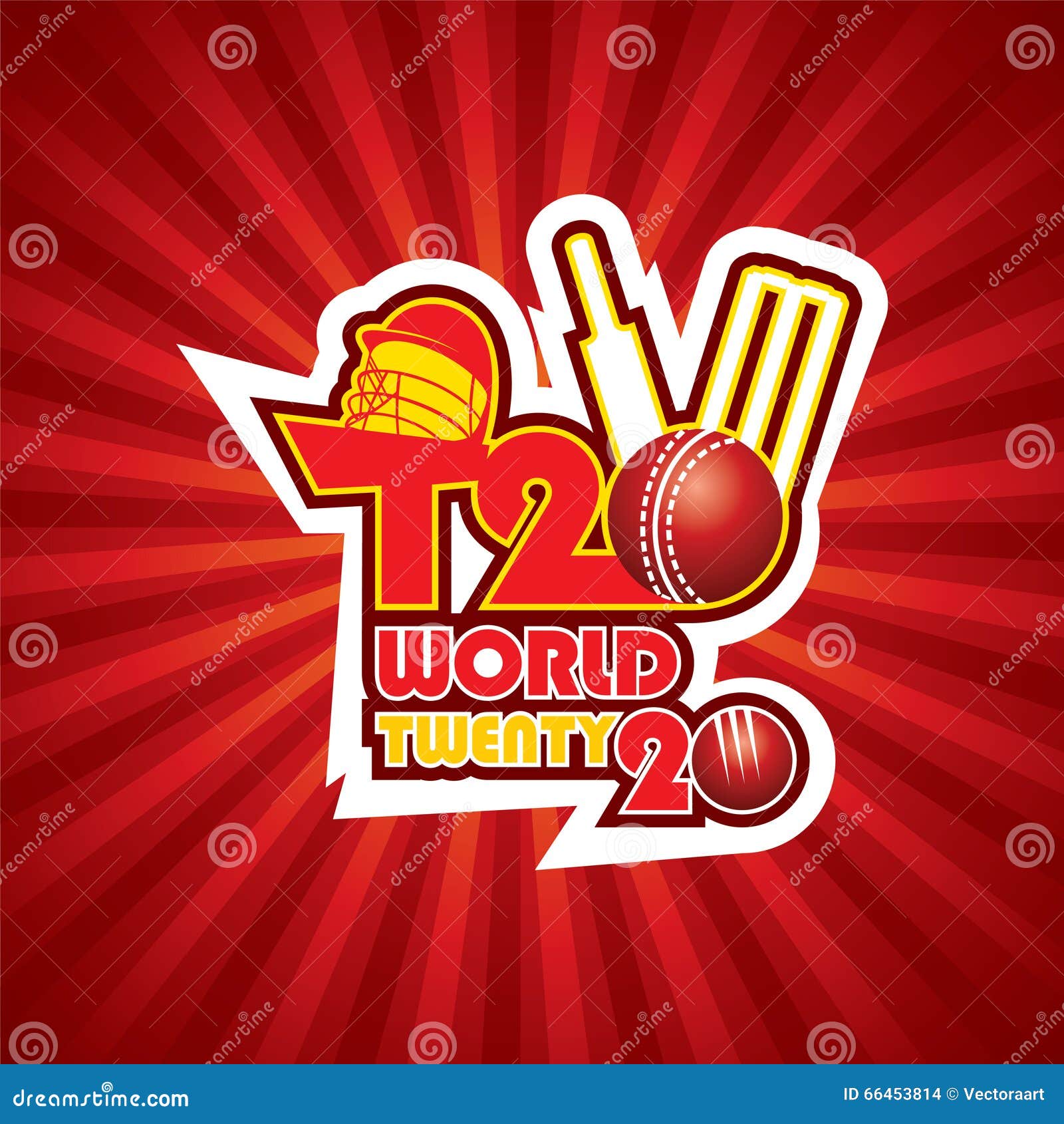 T20 Cricket World Cup Design Stock Vector - Illustration of celebration ...