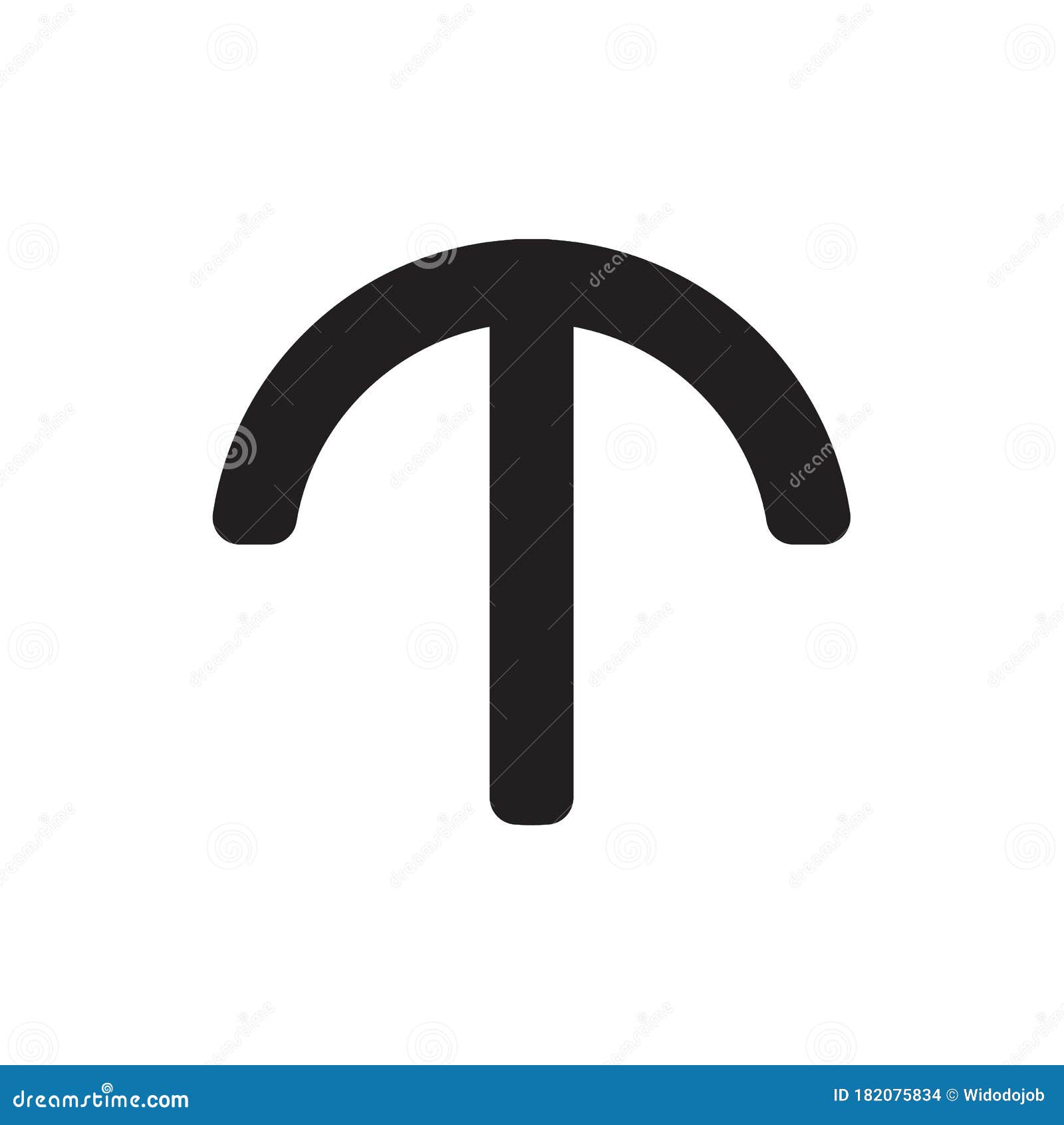 T Curve Initial Letter Logo Design Vector Stock Vector - Illustration ...