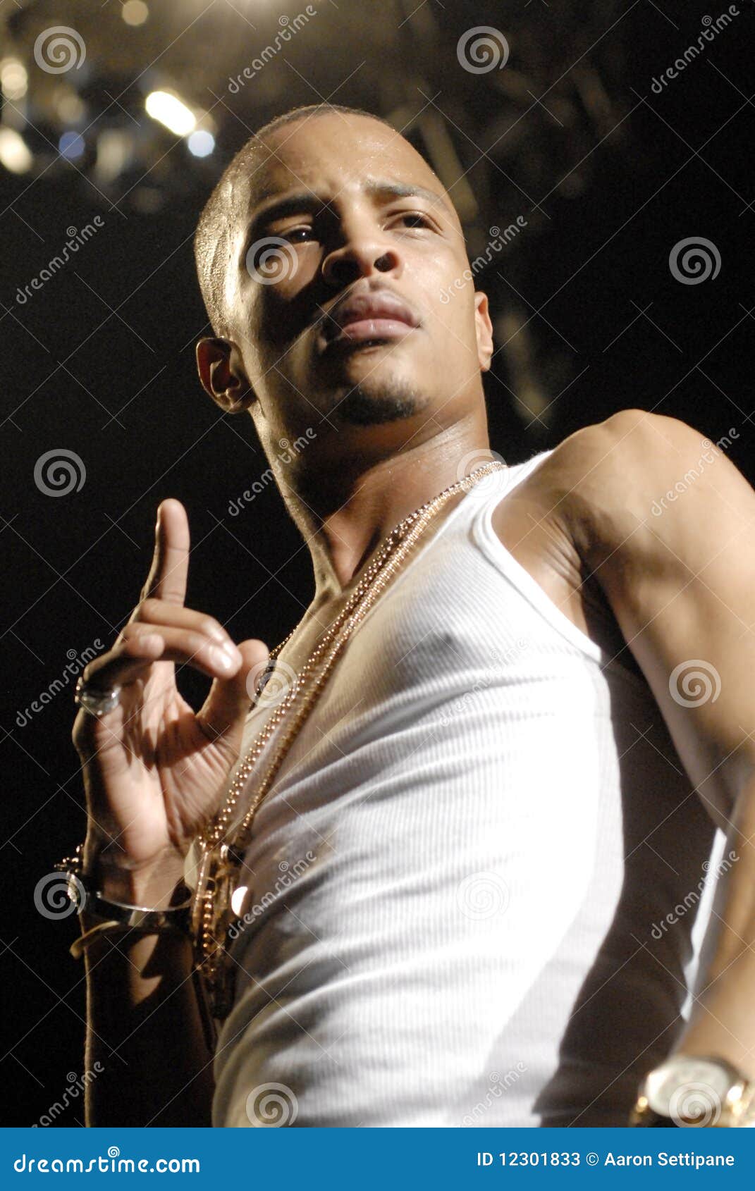 T.I. performing live. editorial stock photo. Image of famous - 12301833