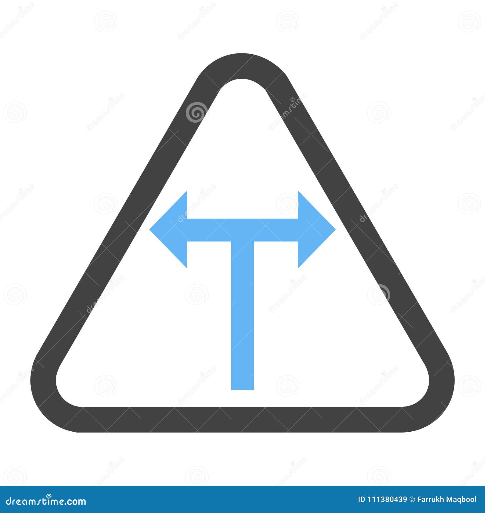 T - Kruisingspictogram vector illustratie. Illustration of recht ...