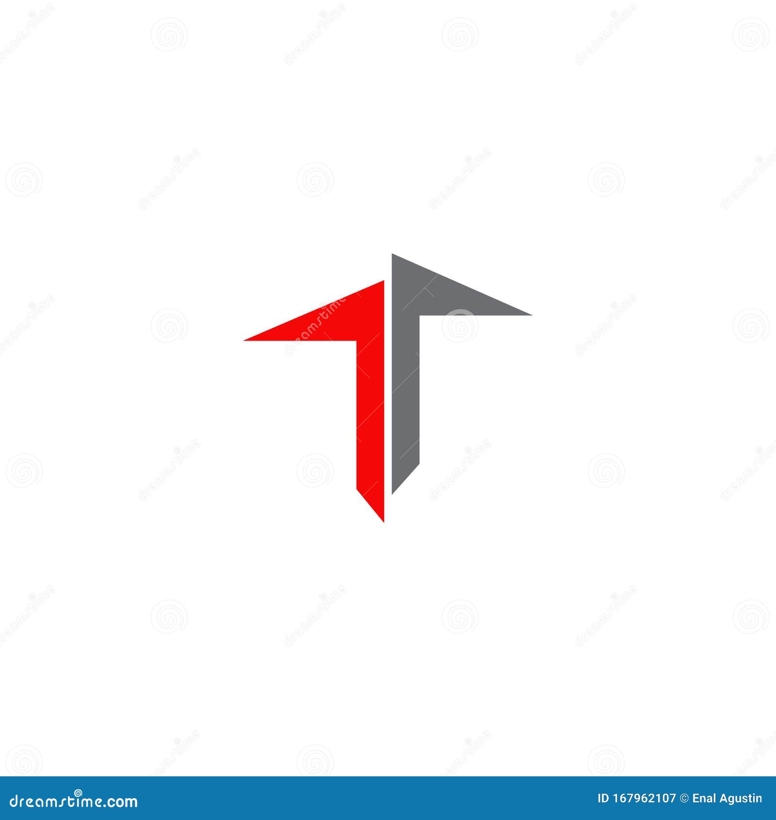 T Letter Inital Icon Logo Design Vector Template 向量例证 - 插画 包括有 字体, 商业 ...
