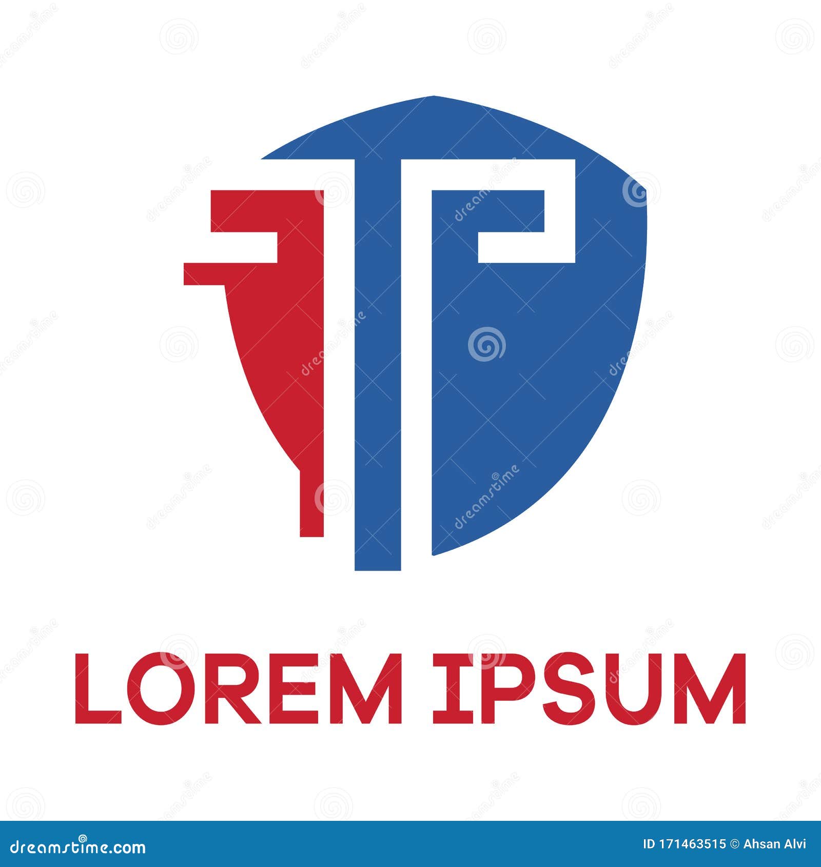 T Letter Logo Design. Letter T in Shield Vector Illustration. Safety ...