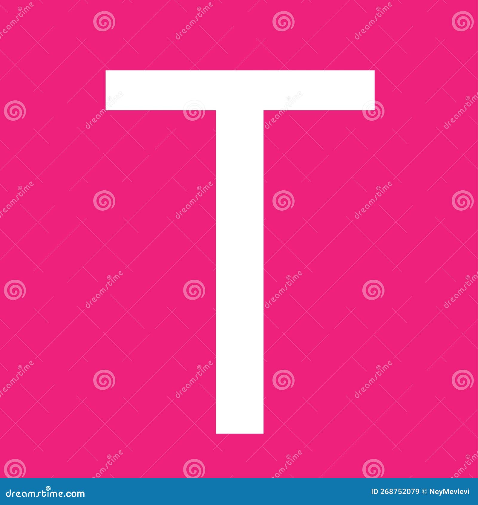 T Letter On Pink Background Stock Image | CartoonDealer.com #268752079