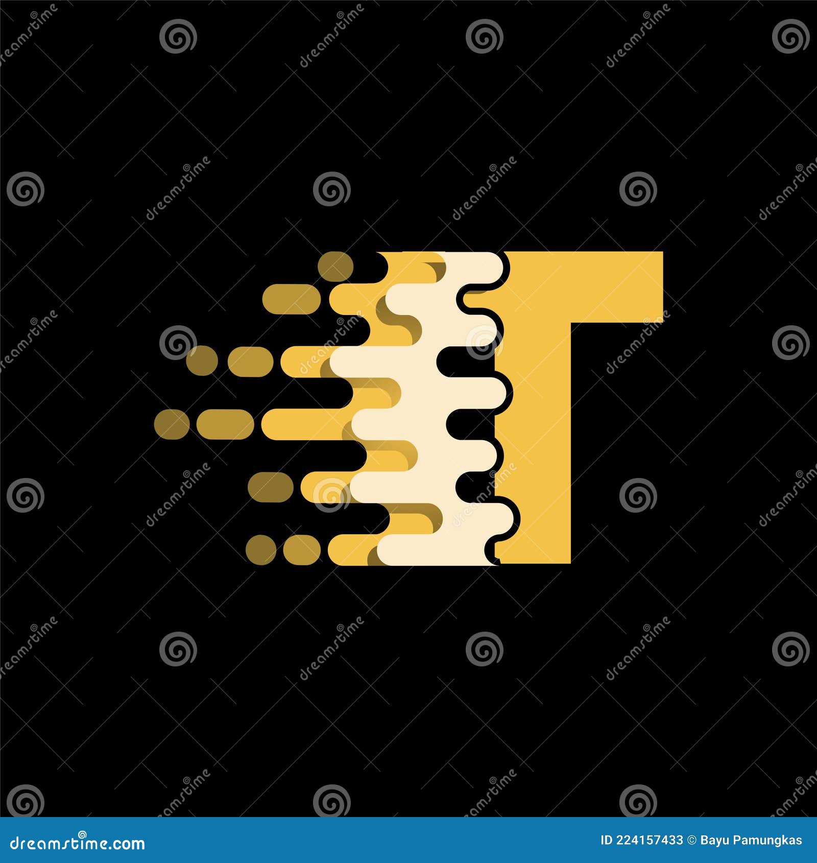 T Letter Pixel Icon Vector Logo Element. Letter Speed Logo Template ...