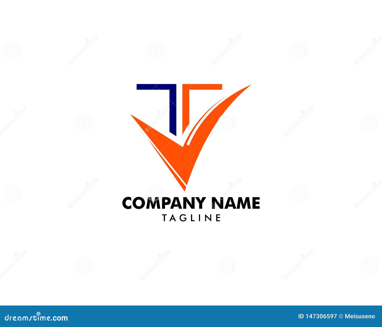 T Letter Tick Logo Icon Vector Template Stock Vector - Illustration of ...