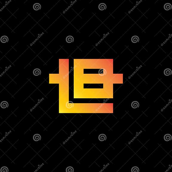 T8 - Logo Design Element or Icon. Vector Monogram Stock Vector ...