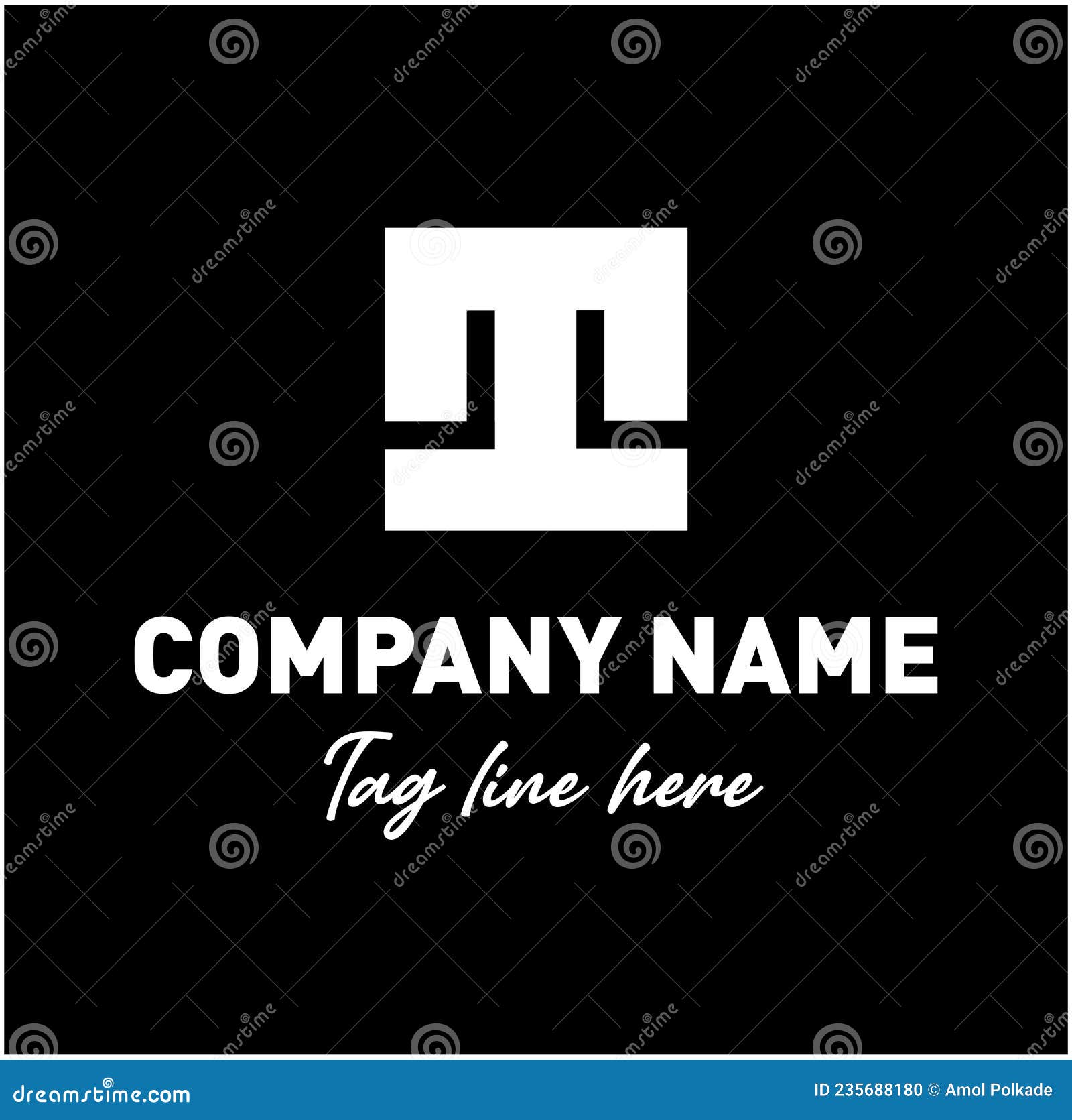 T Monogram, T Company Logo Vector Stock Vector - Illustration of ...