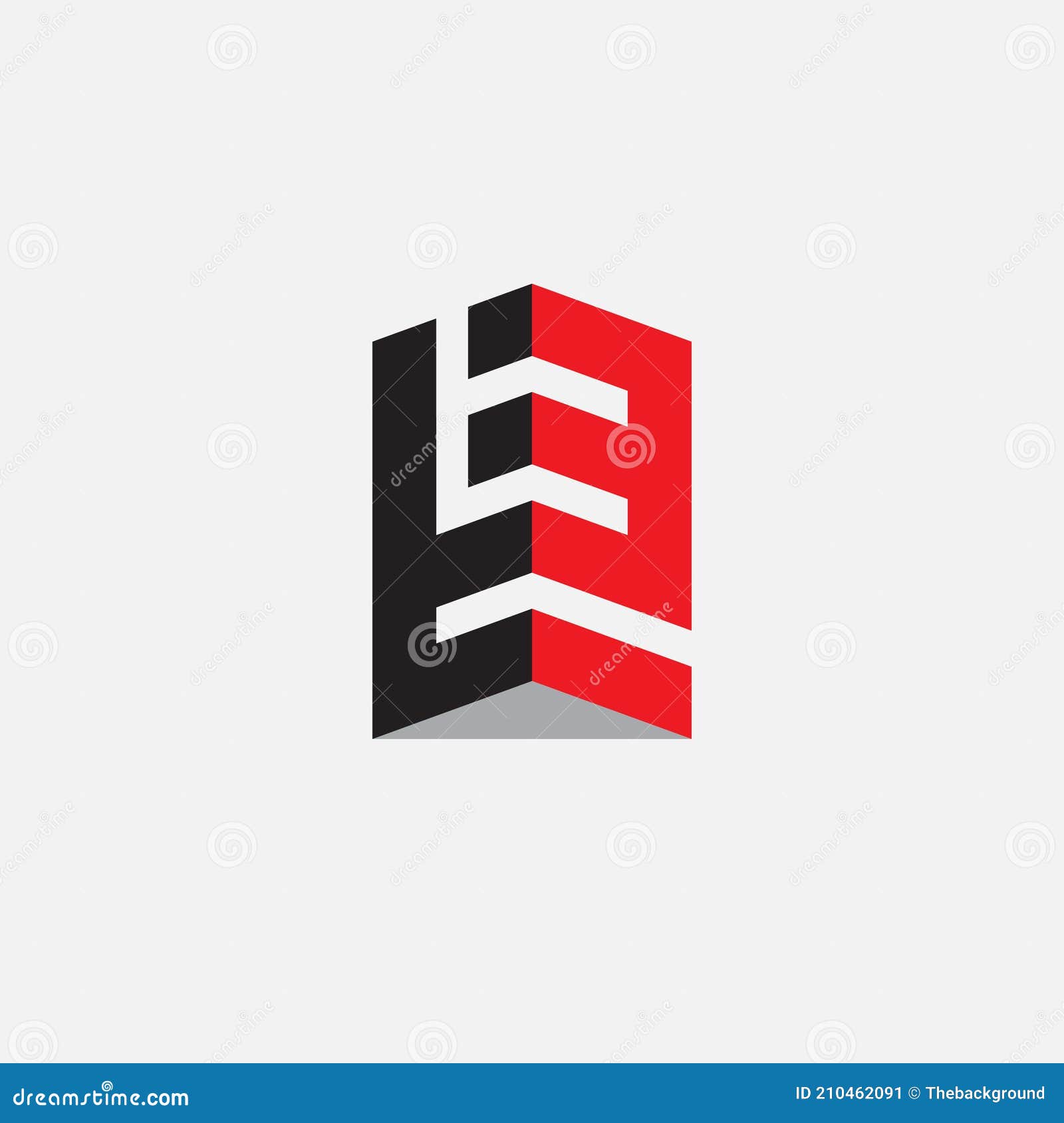 T3 - Monogram or Logotype. 3d Object. Letter T and Number 3 - Vector ...