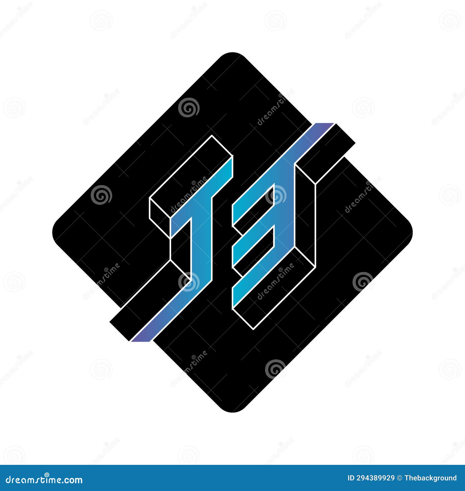 Three-dimension Letters T And R On A Hexagonal Substrate. Isometric 3d ...