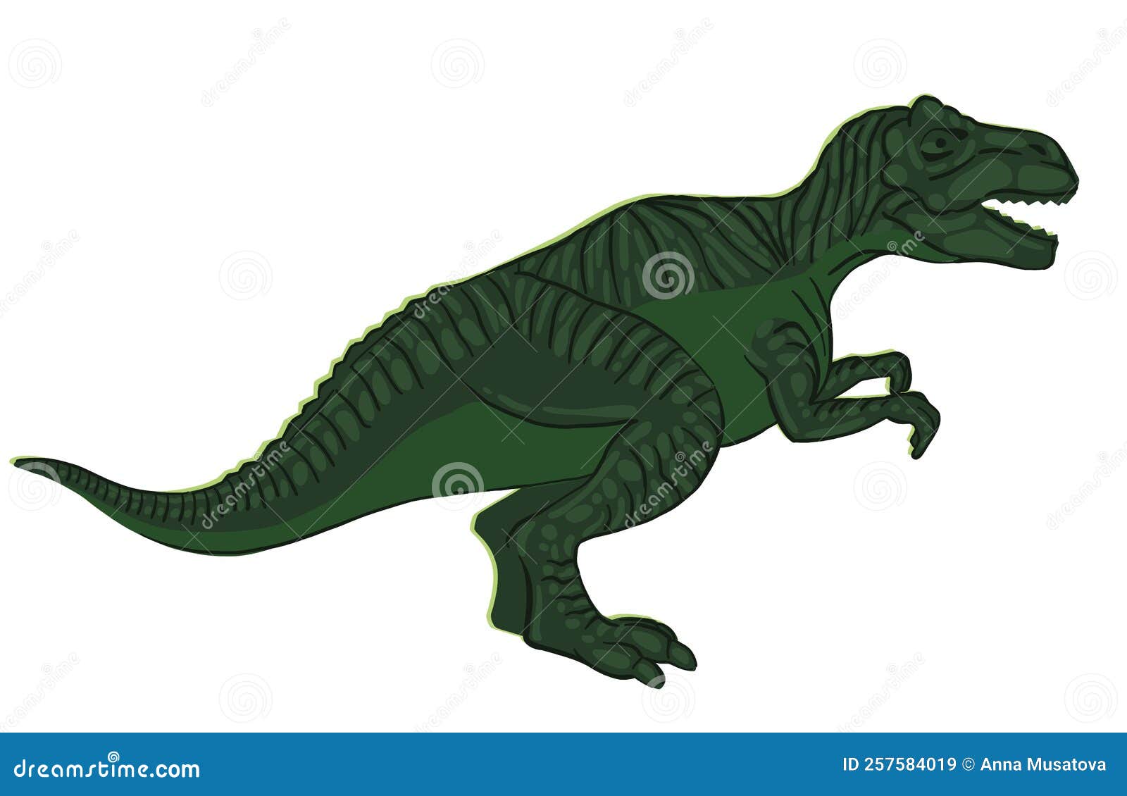 T-Rex. Dinosaur. Illustration in Vintage Retro Style Linocut Stock ...