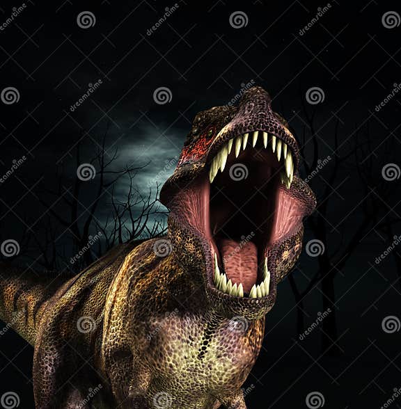 T Rex Roar stock illustration. Illustration of reptile - 14099811