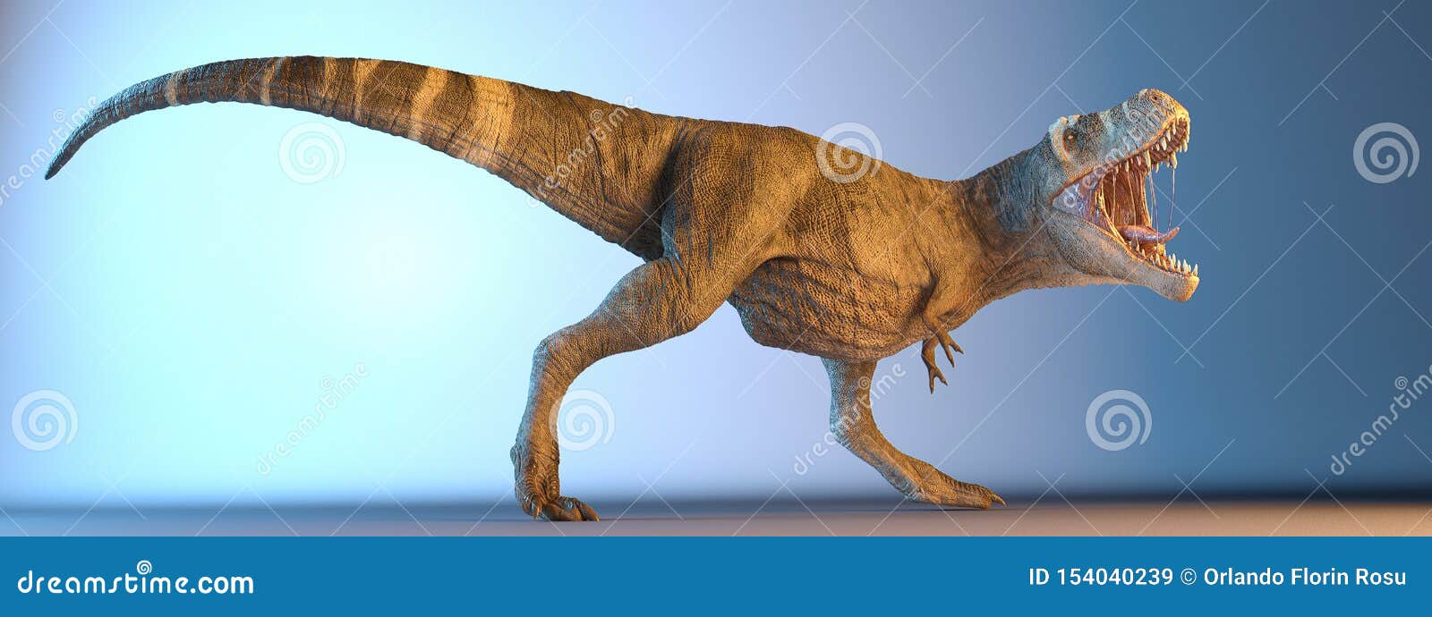 T rex in the studio stock illustration. Illustration of gigantic ...