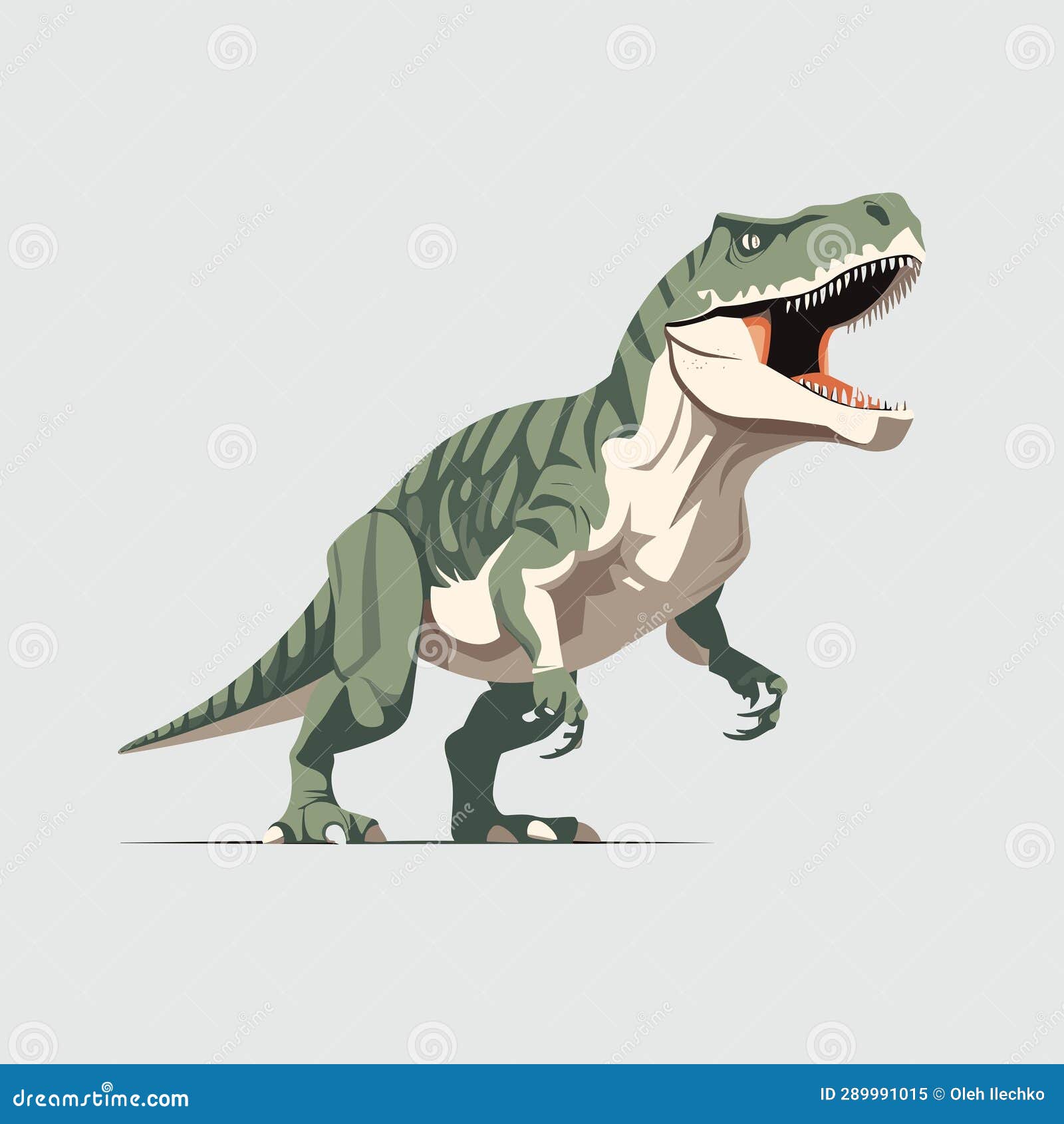 T-rex Vector Flat Minimalistic Asset Isolated Illustration Stock Vector ...