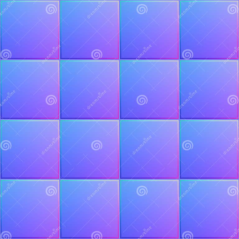 T011 Seamless Texture - Stone Tile - Normal Map Stock Illustration ...