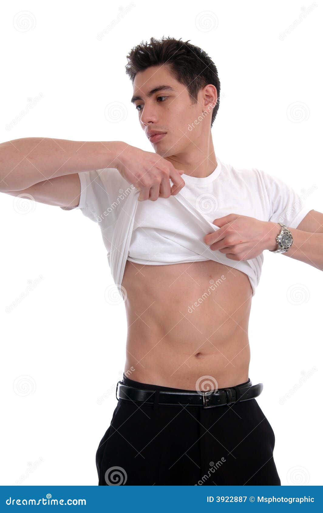 T-shirt Change stock image. Image of shirtless, asian - 3922887