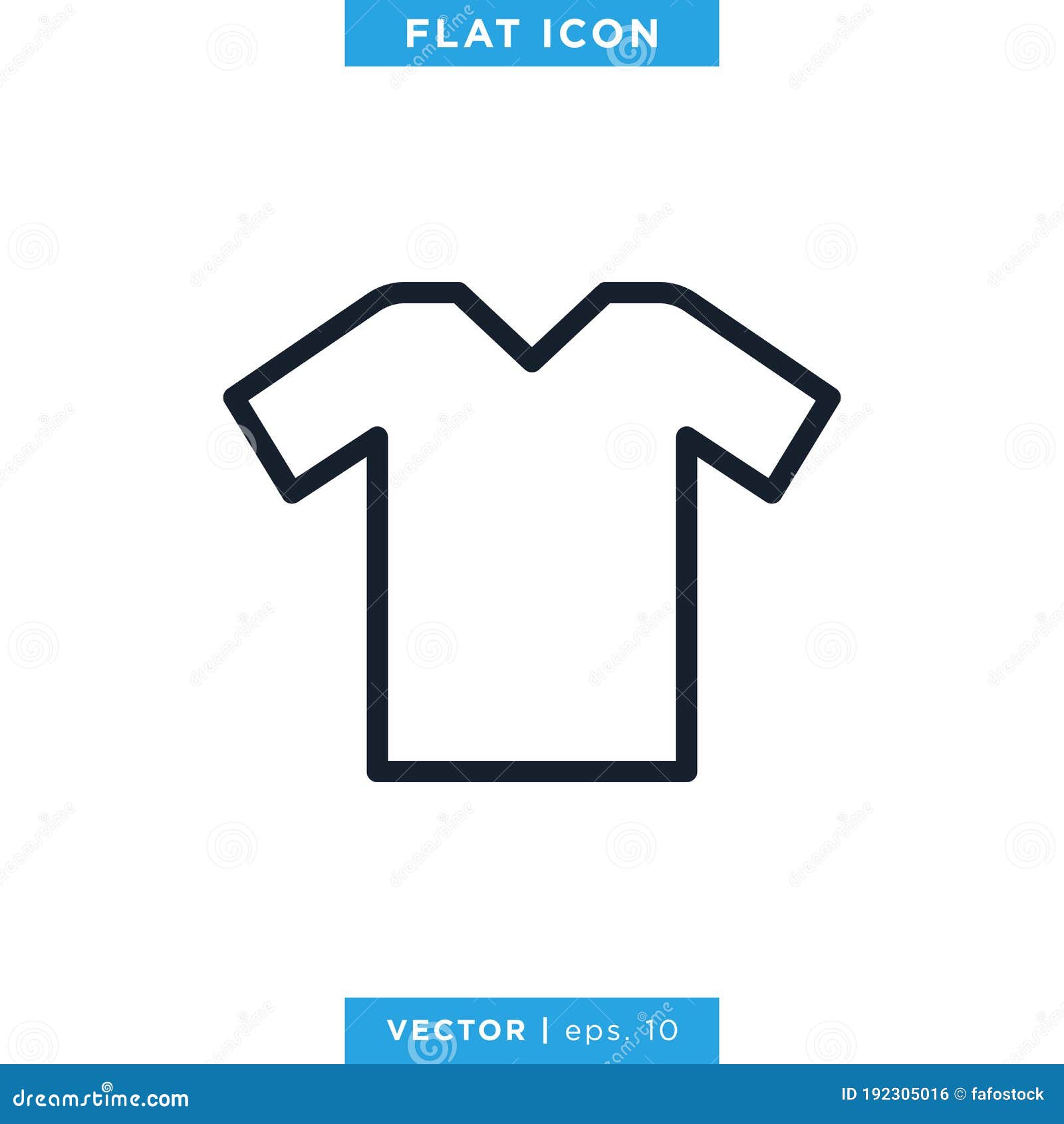 T-shirt Icon Vector Logo Design Template. Stock Vector - Illustration ...