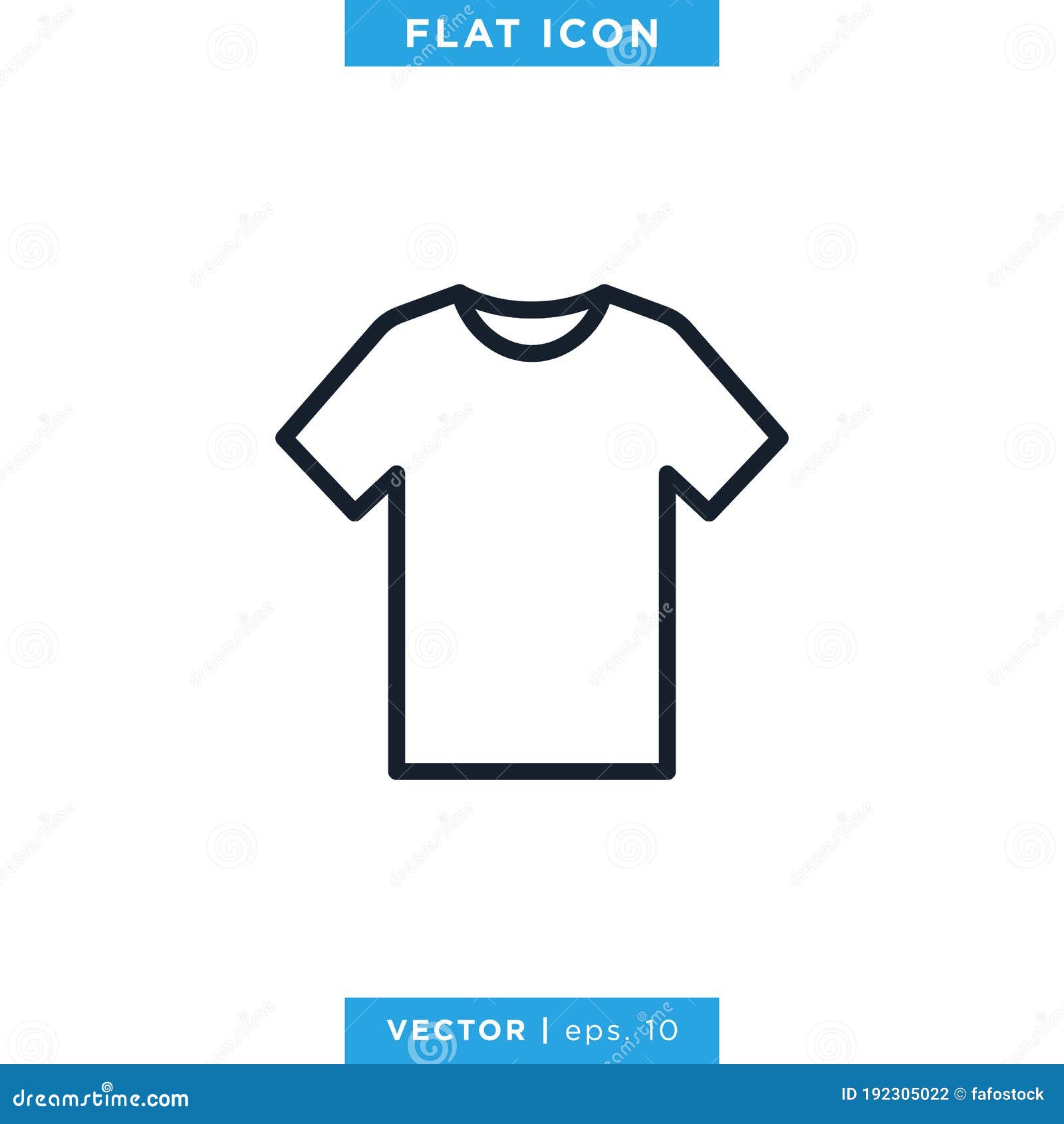 T-shirt Icon Vector Logo Design Template. Stock Vector - Illustration ...