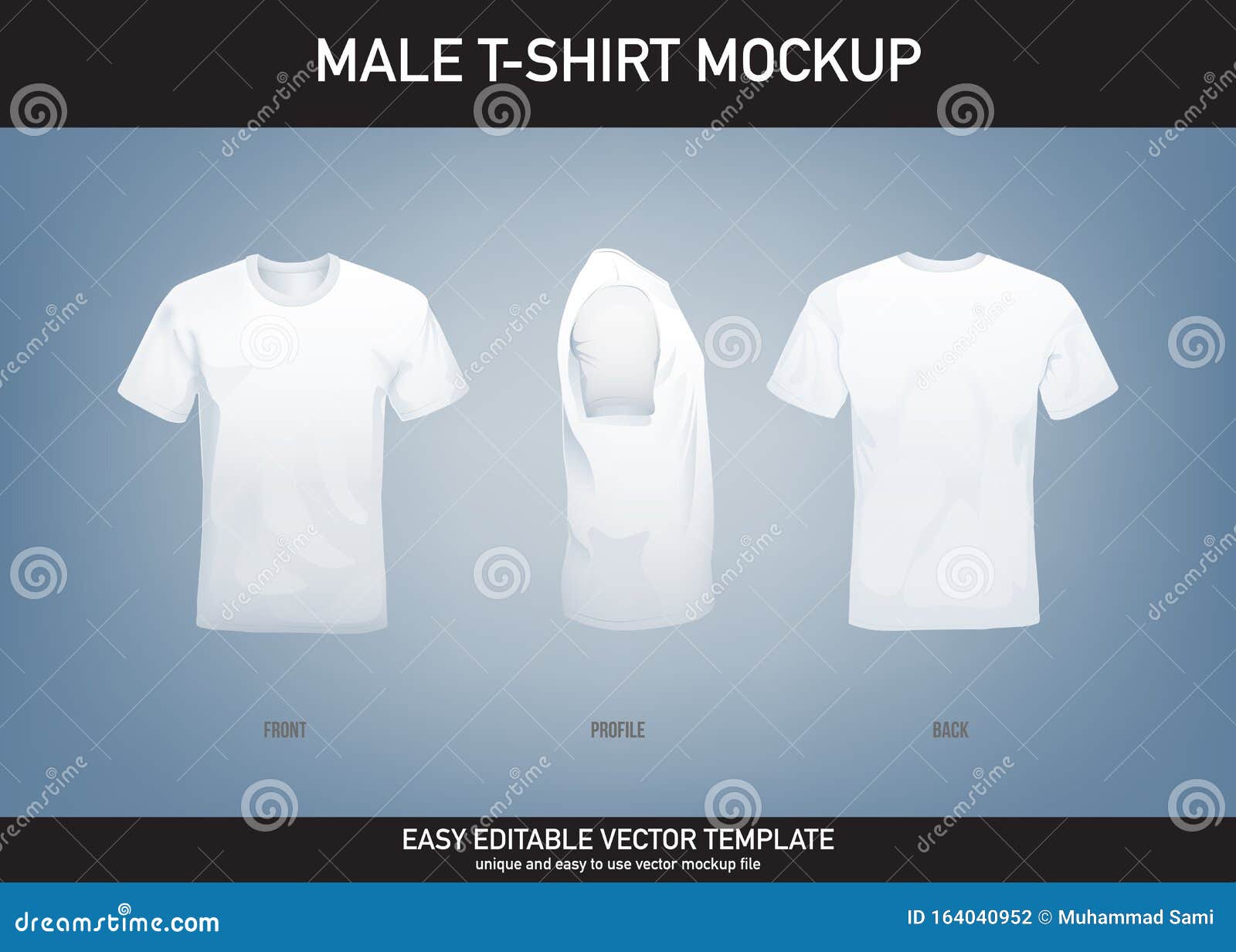 T shirt mockup stock vector. Illustration of advertising - 164040952 T shirt mockup stock vector. Illustration of advertising - 164040952