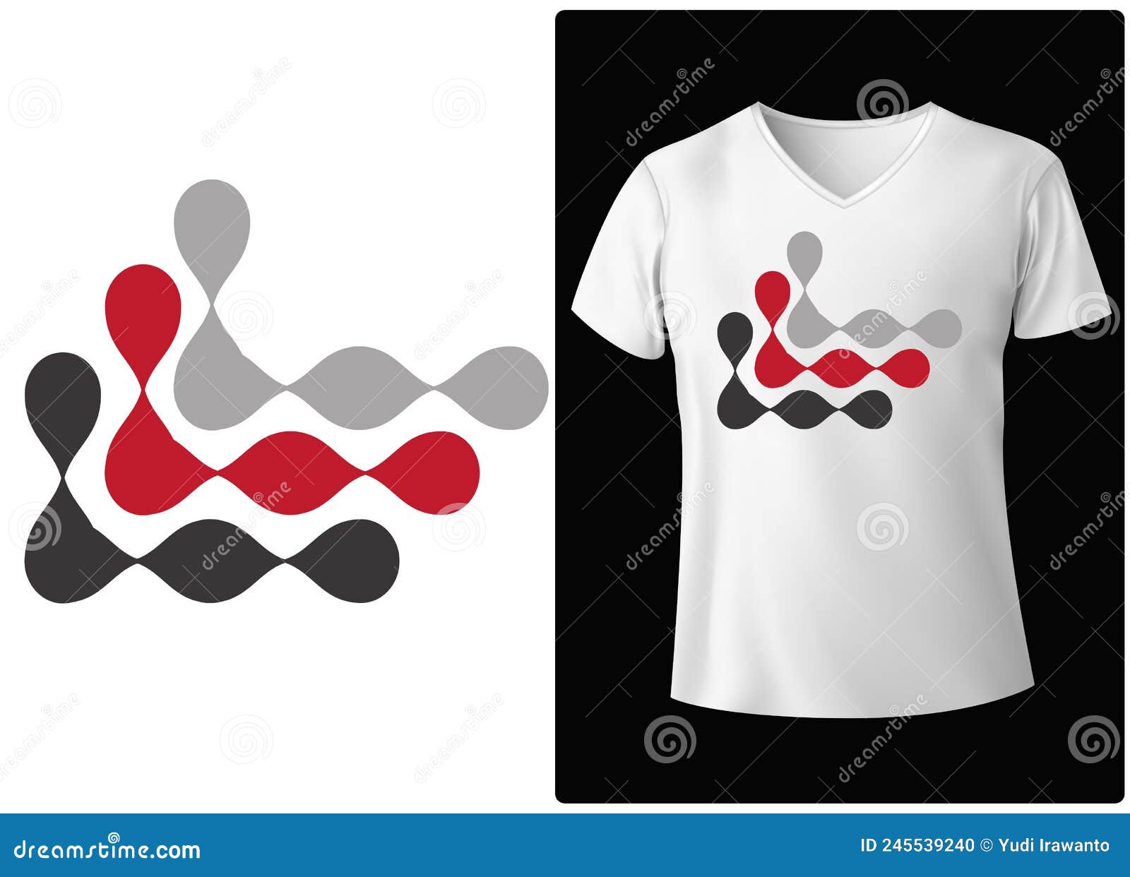 T Shirt Vector Print, Simple Shape, Illustration Abstract T Shirt Style ...