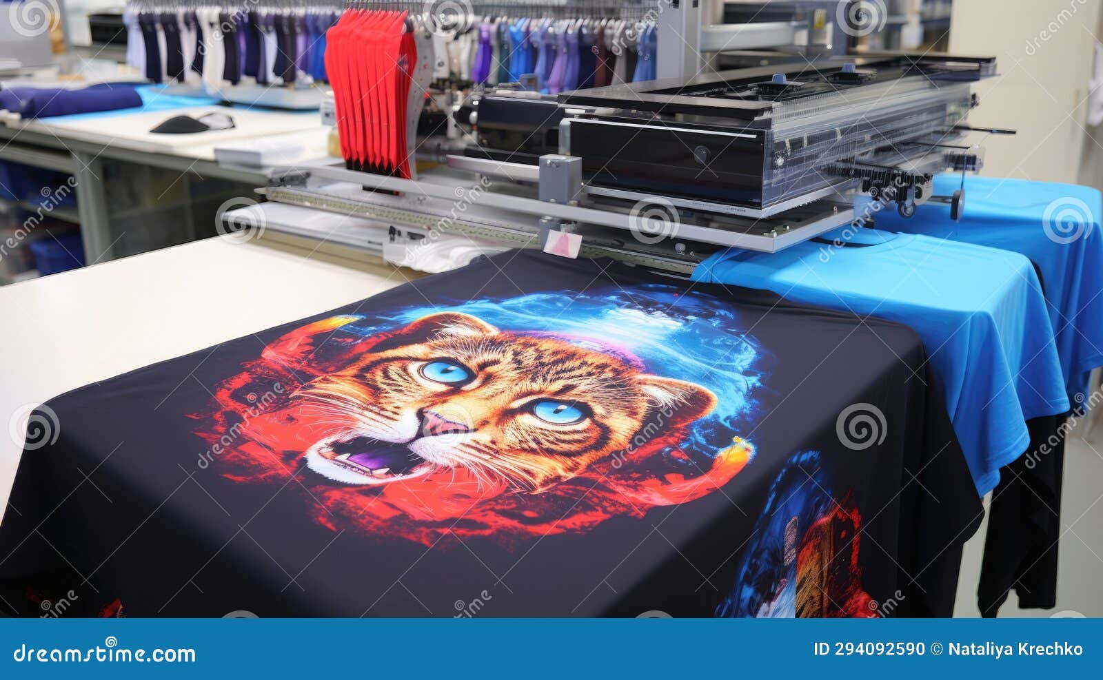 T-Shirt Printing Machine. Innovation Shirt and Textile Printer ...