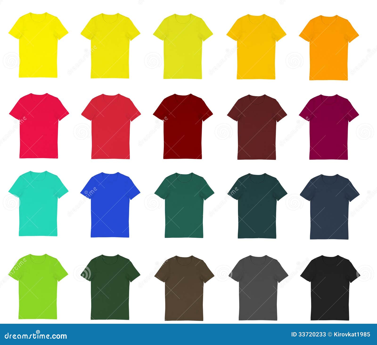 T-shirt set stock illustration. Illustration of bottom - 33720233
