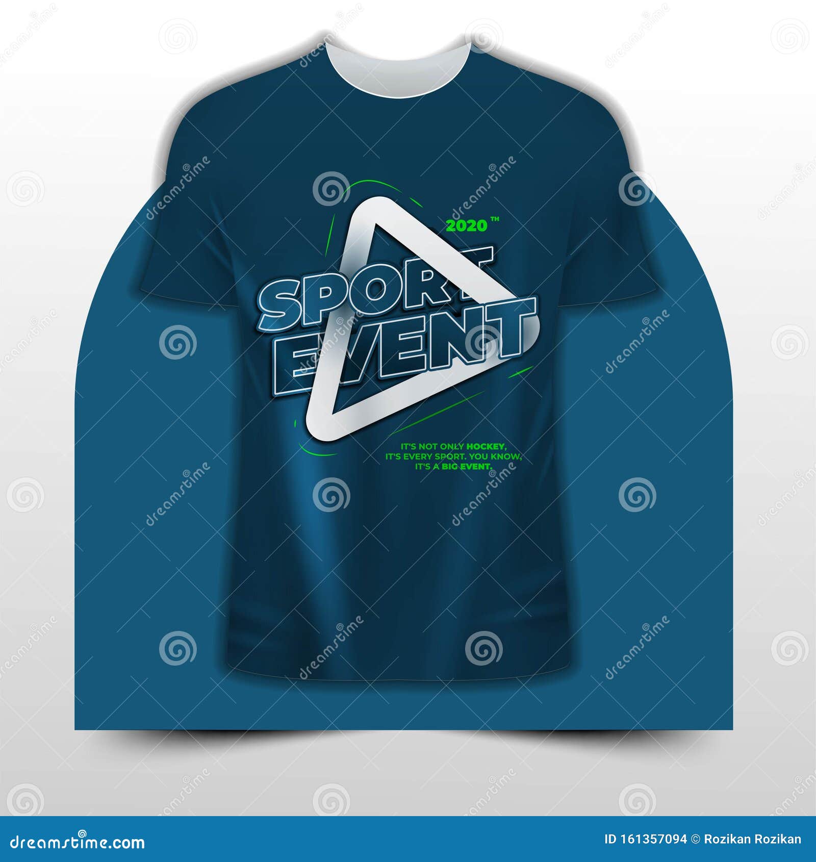 T Shirt Sport Event Typographic Title Design Vector Stock Illustration ...