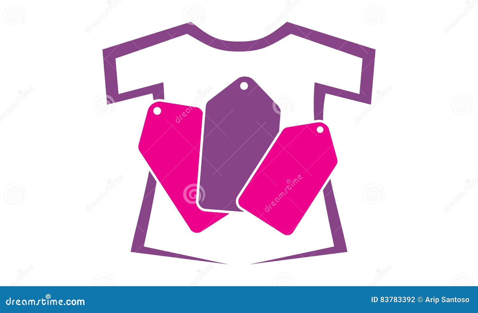 T-Shirt Tag stock vector. Illustration of polo, package - 83783392