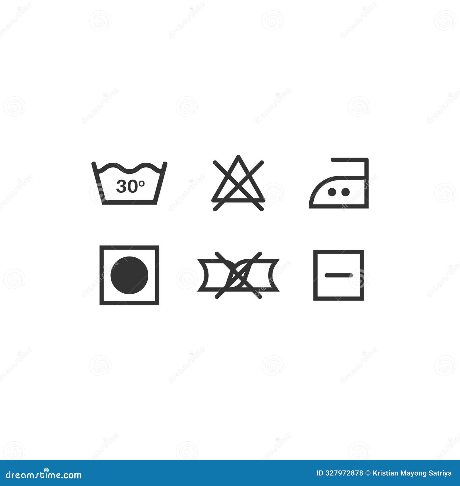 T Shirt Tags and Clothes Care Symbols Vector Stock Vector ...