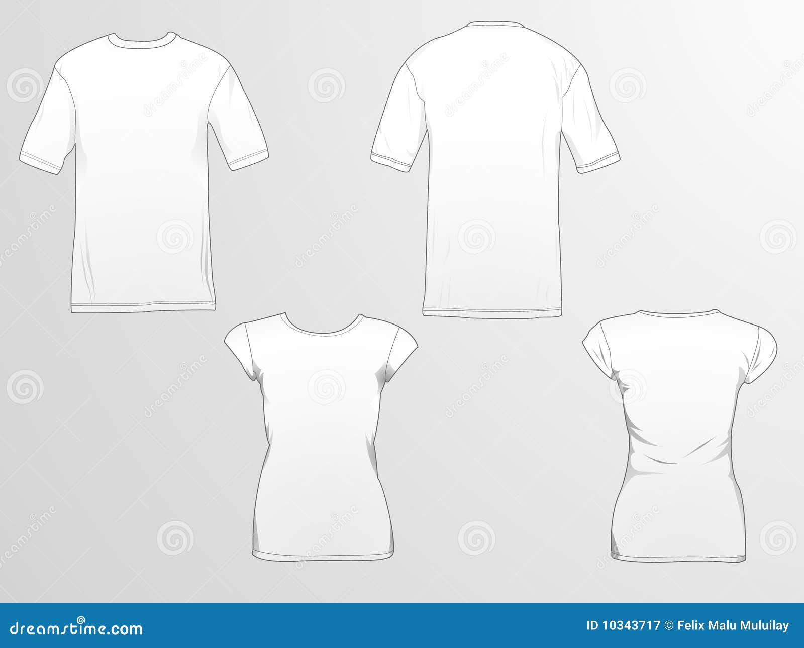 T-Shirt templates stock vector. Illustration of shop - 10343717
