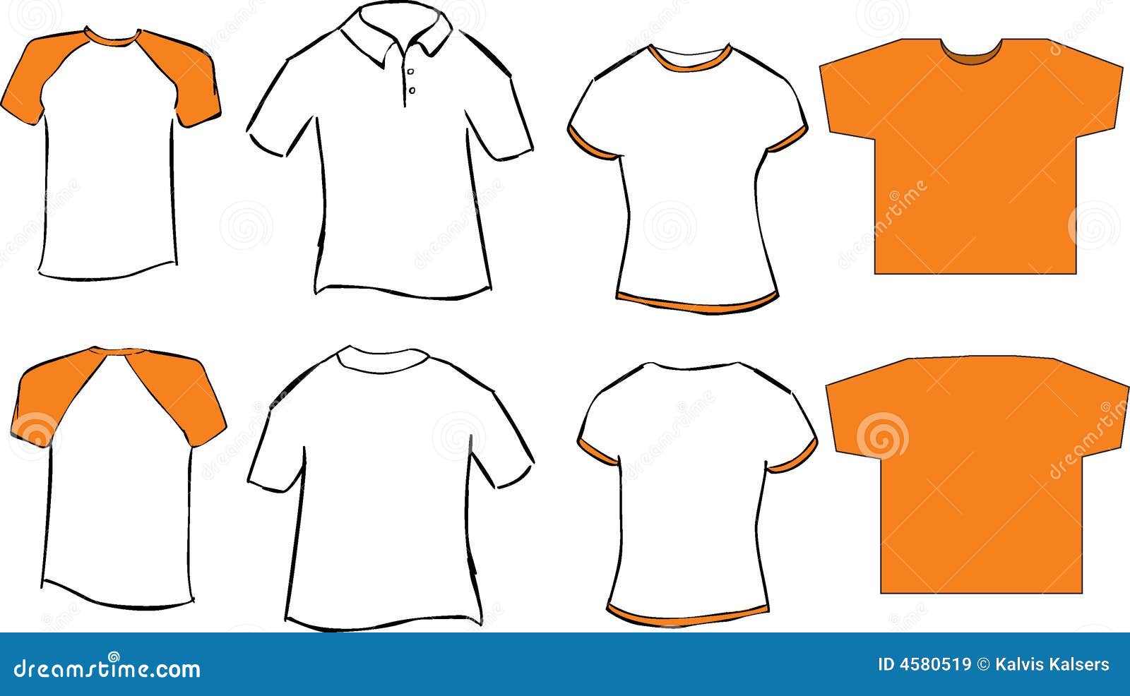 T-shirts Cartoon Vector | CartoonDealer.com #4580519