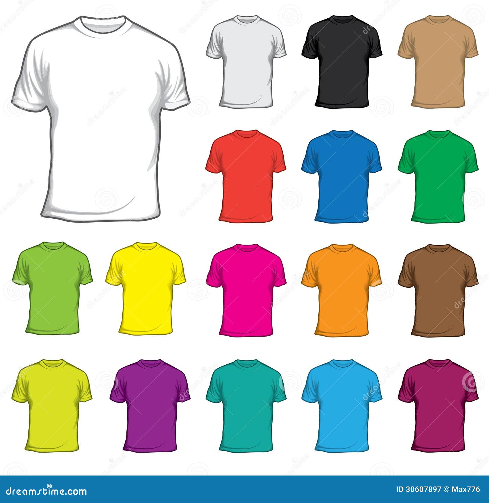 T-shirts Cartoon Vector | CartoonDealer.com #4580519