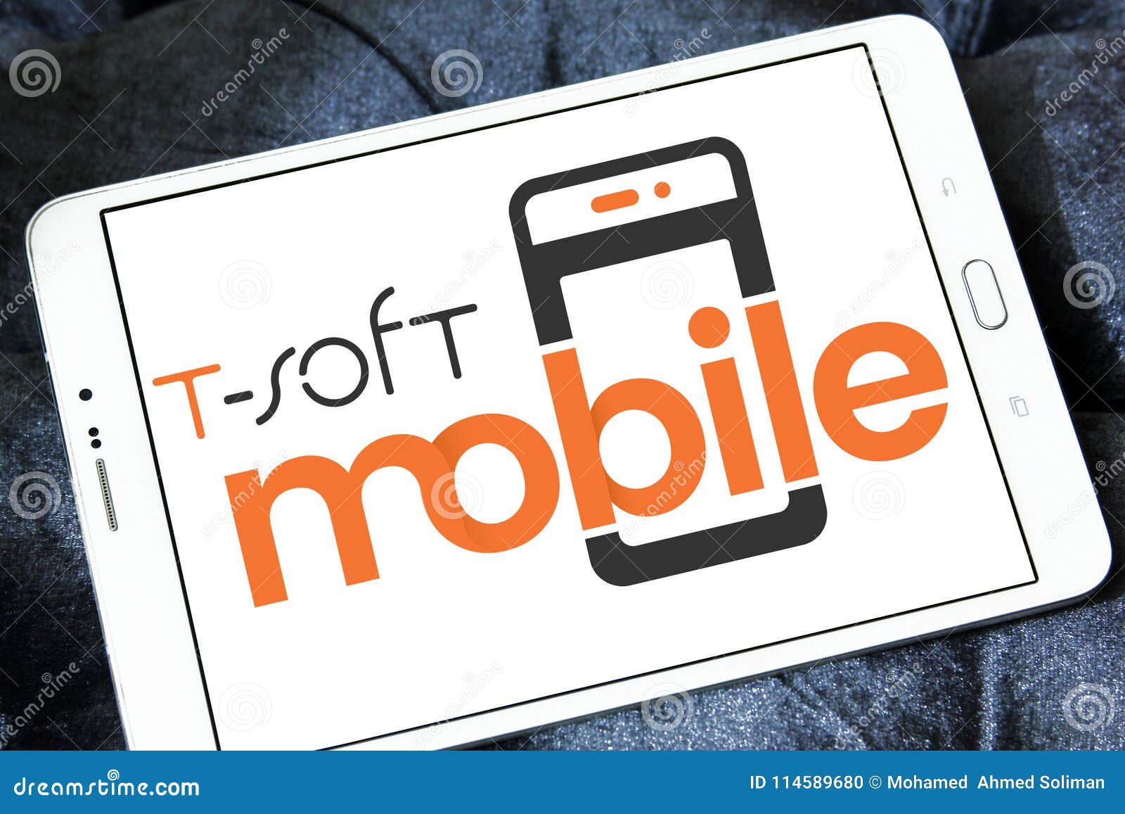 T-Soft Mobile Software Logo Editorial Image - Image of commercial ...