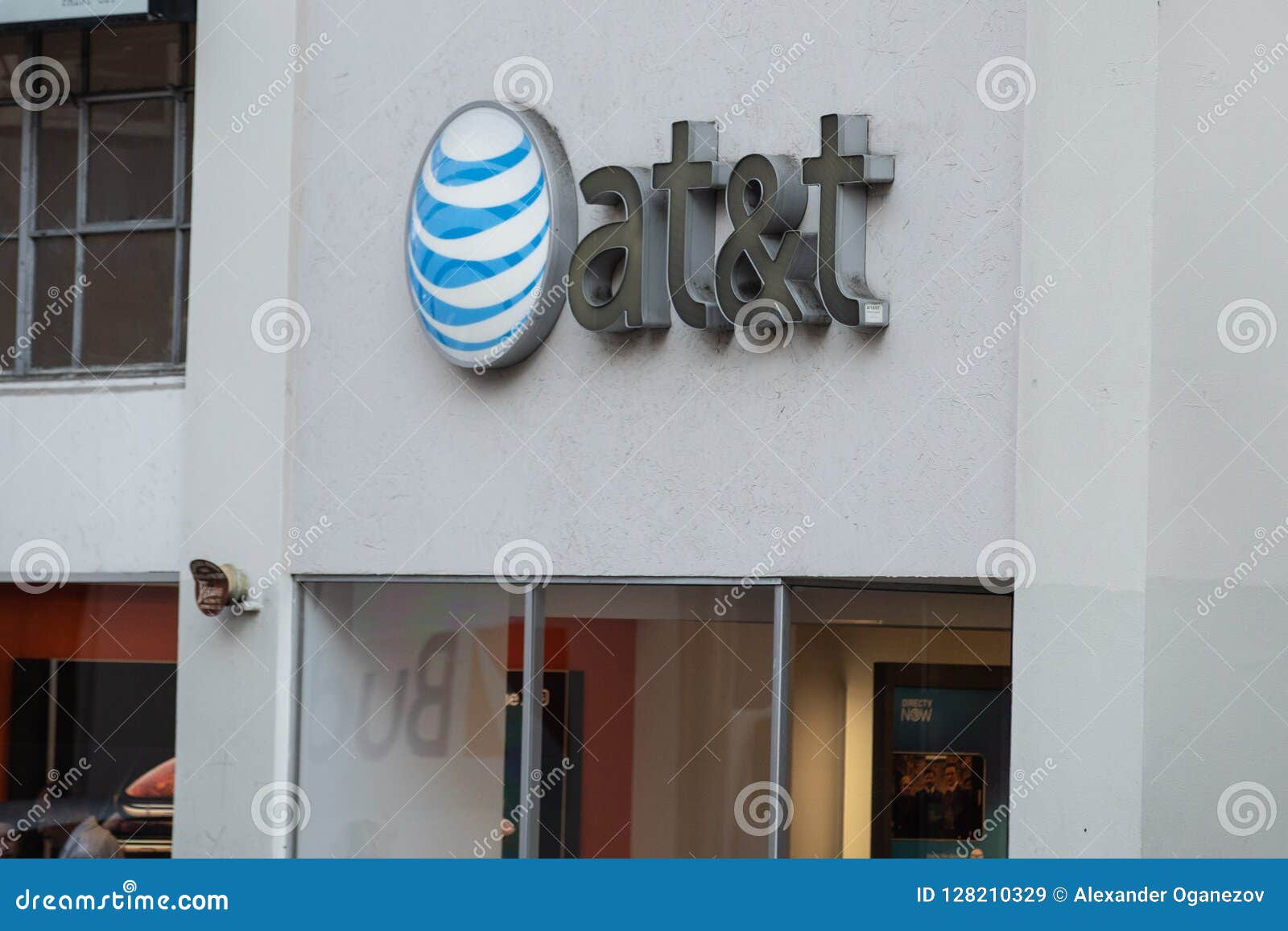 At&T Store Logo on the Store Front Editorial Stock Image - Image of ...