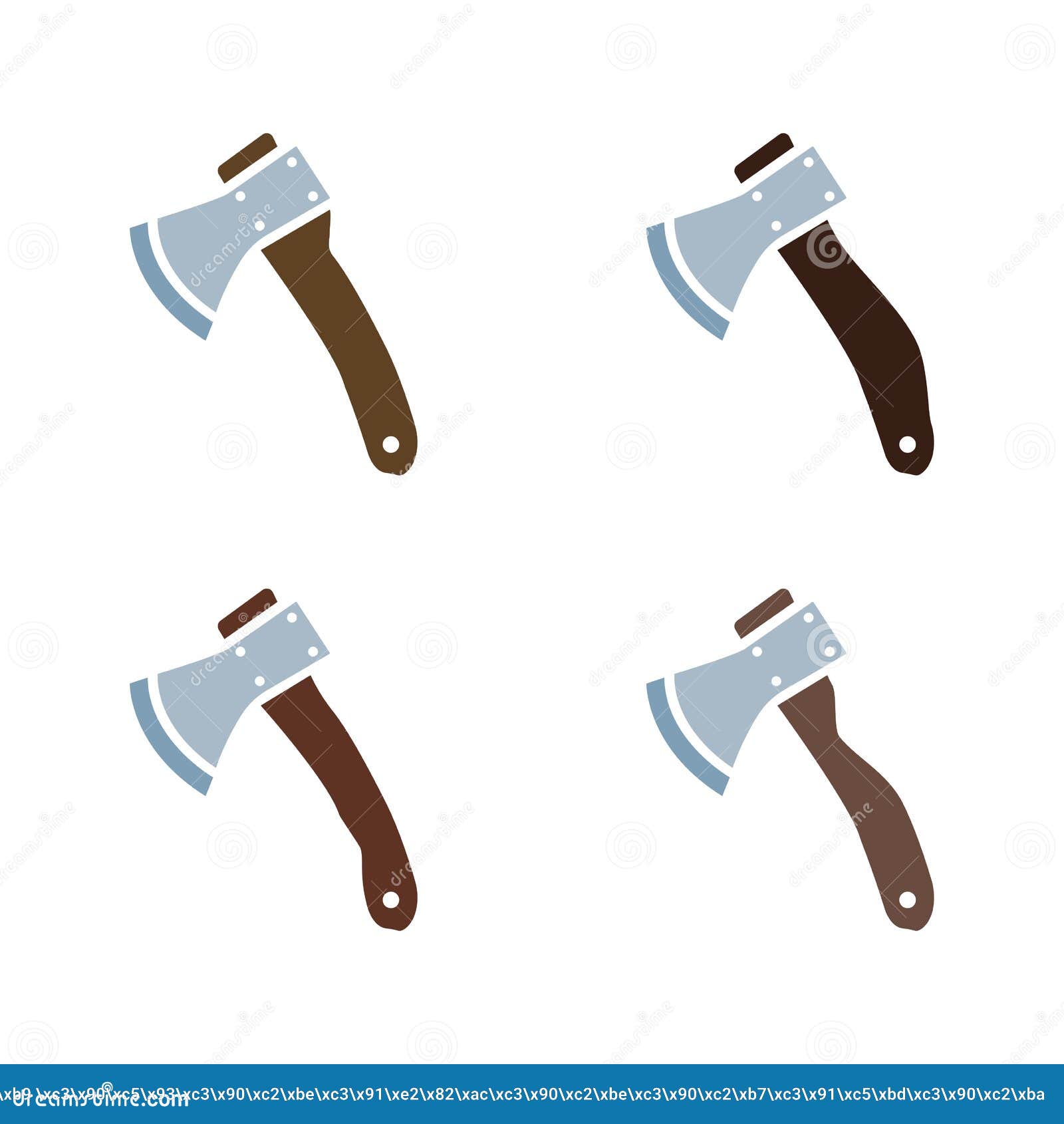 Axe Icon, on a White Background, Vector Illustration Stock Vector ...
