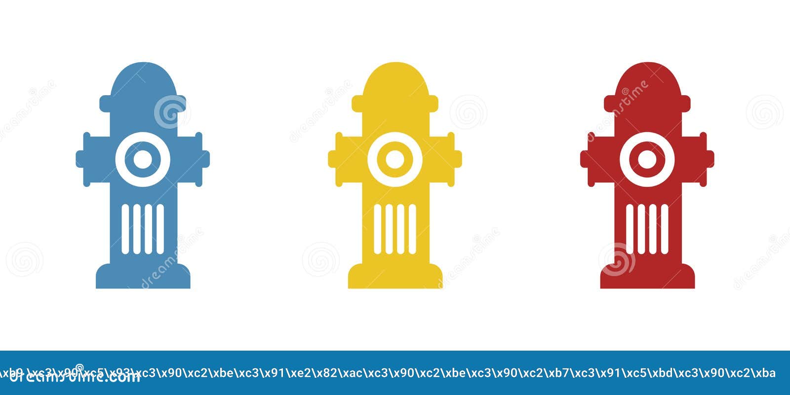 Fire Hydrant Icon, Vector Illustration Stock Vector - Illustration of ...