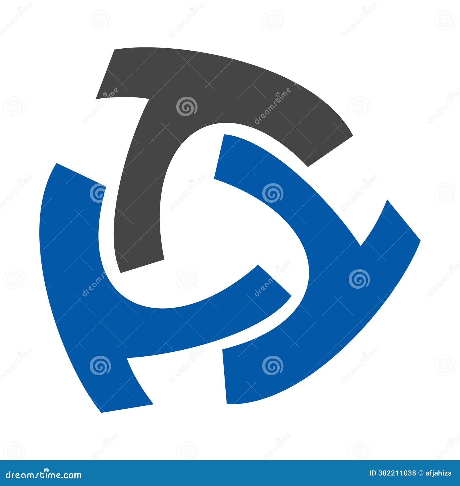 Triple Initial A Triangle Intersection Symbol Logo Design Vector ...