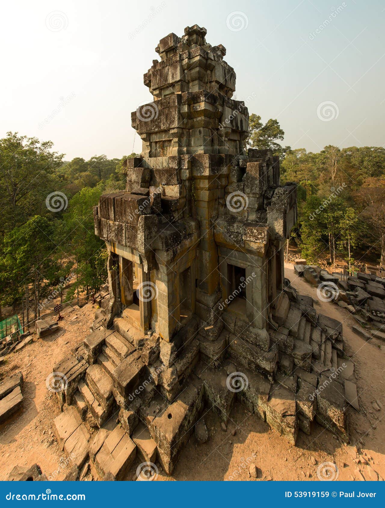 Ta Keo tower stock image. Image of architecture, unesco - 53919159