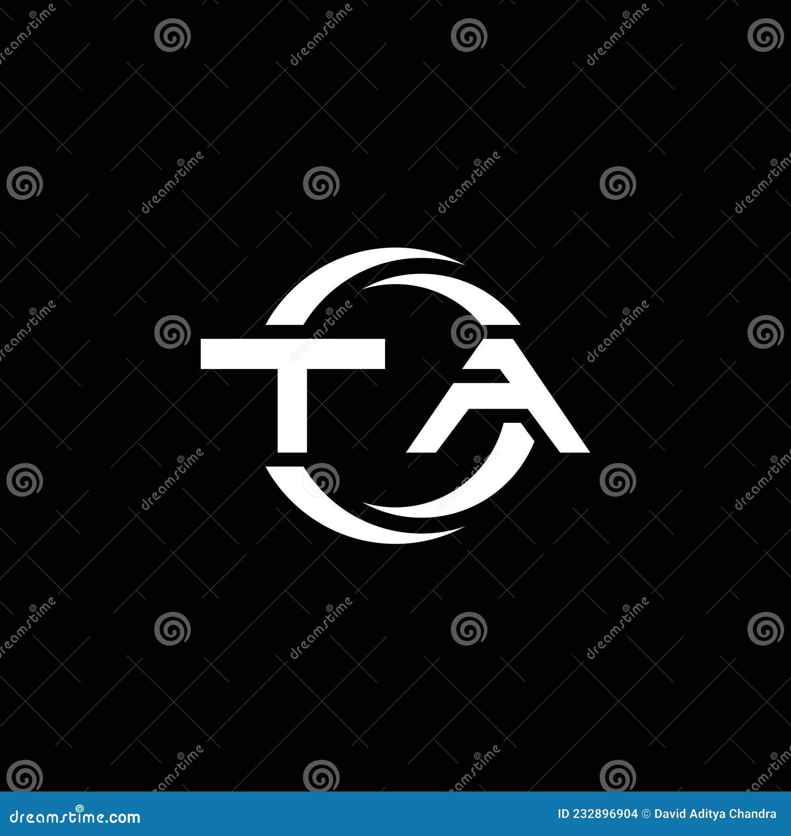 TA Logo Monogram Design Template Stock Vector - Illustration of ...