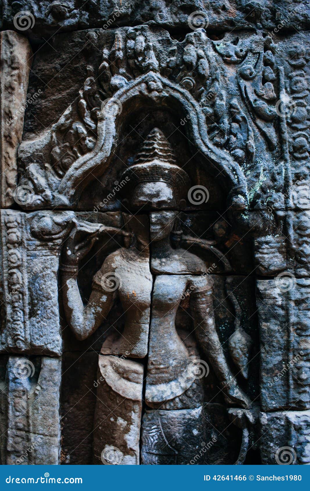 Ta Prohm temple stock photo. Image of famous, asian, destinations ...
