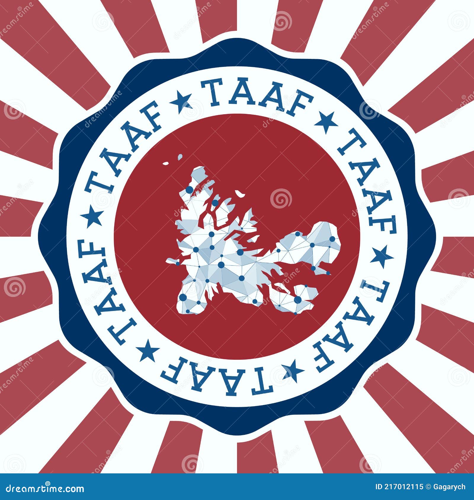 TAAF Badge. stock vector. Illustration of holiday, banner - 217012115