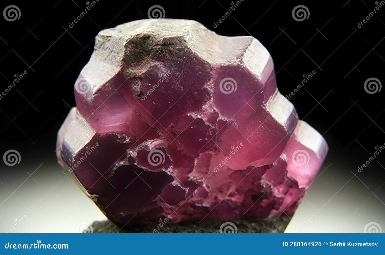 Taaffeite is Rare Precious Natural Geological Stone on Gradient ...