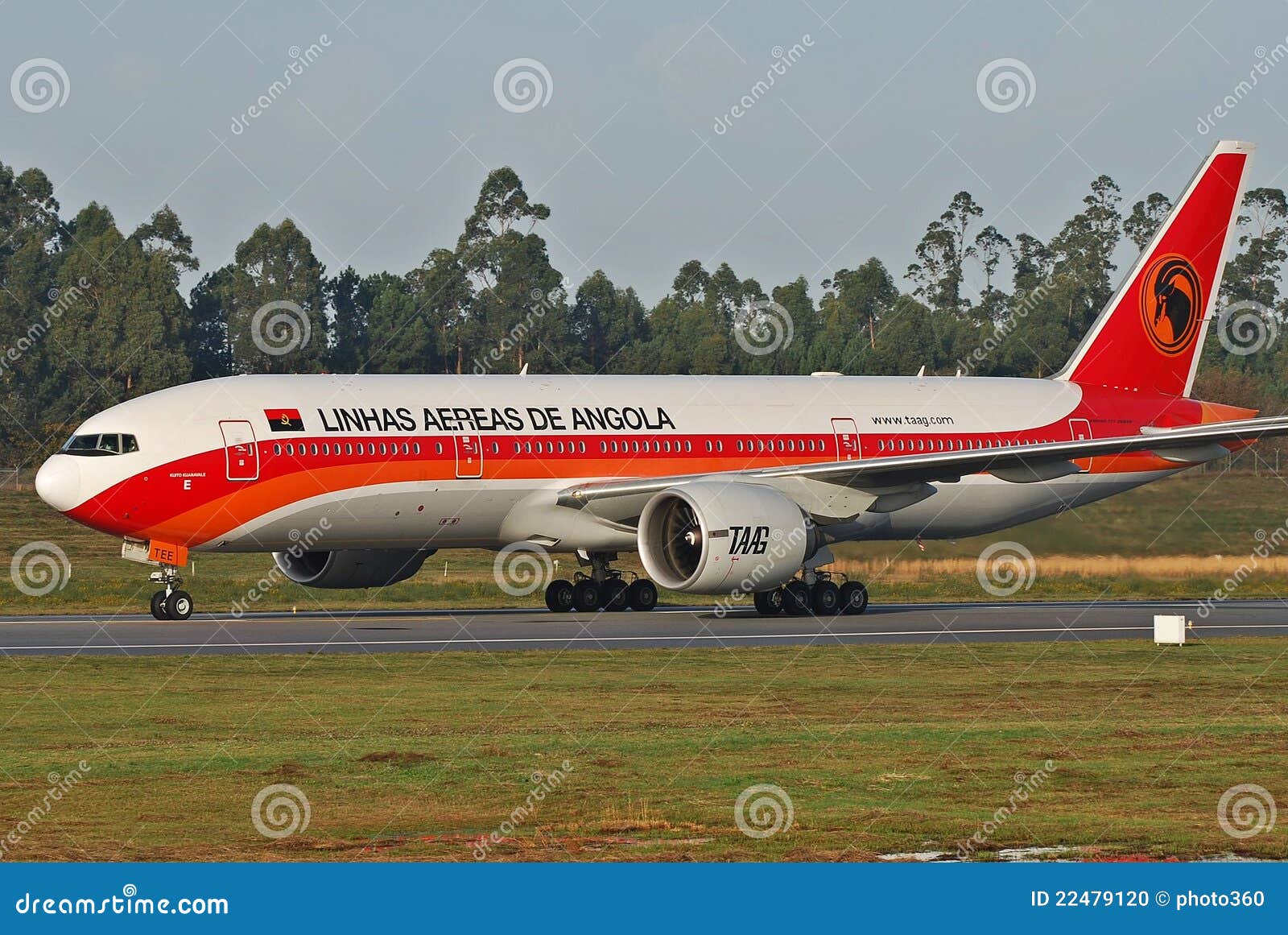 TAAG Angola Airlines editorial image. Image of linhas - 22479120